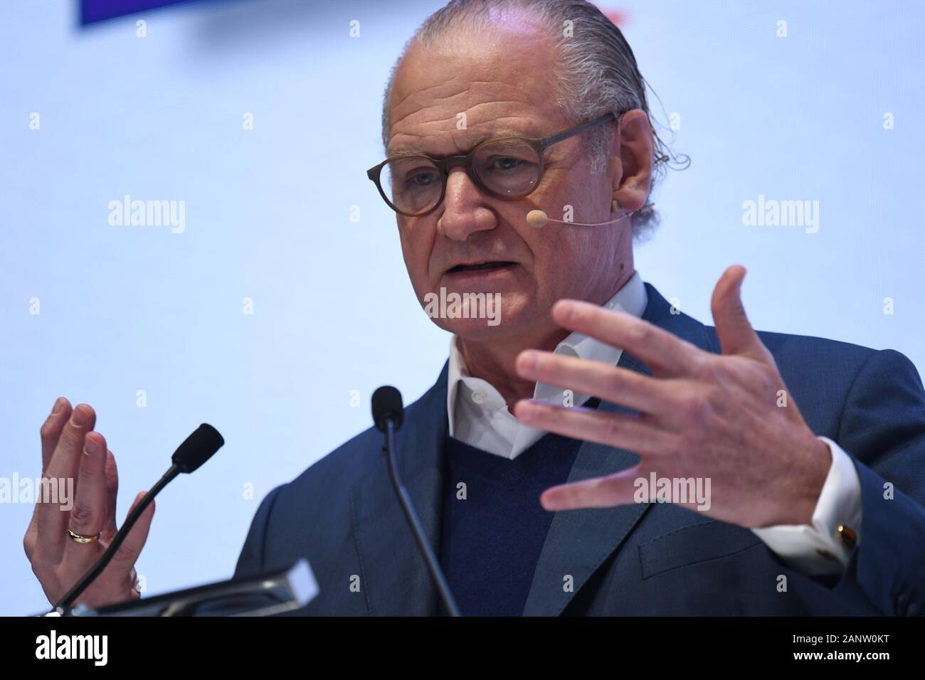 Munich, Germany. 19th Jan, 2020. Stefan Oschmann (Chairman of the ...