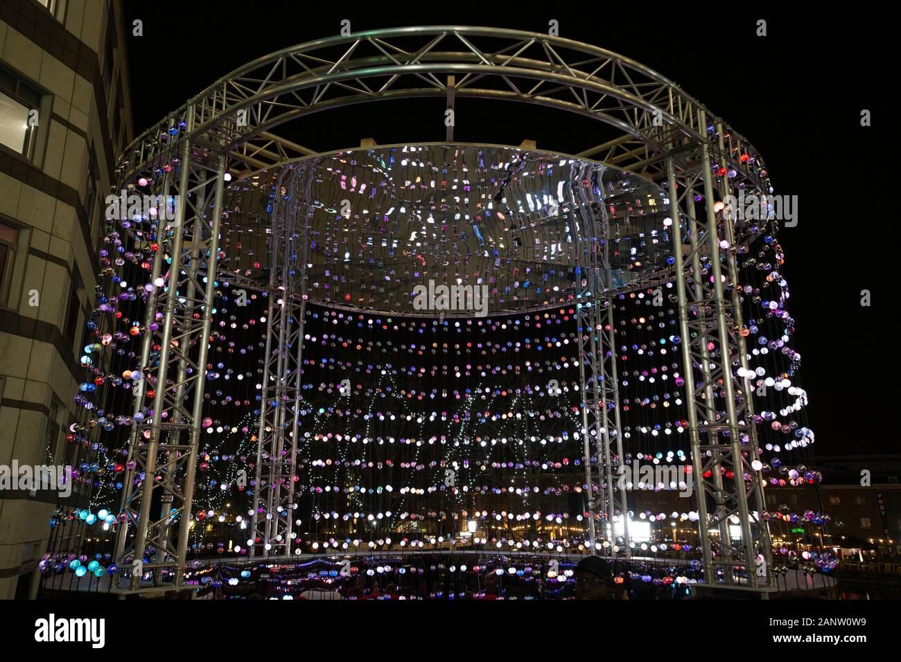 Ditto by Ithaca Studio at the Winter Lights 2020 art festival in Canary ...