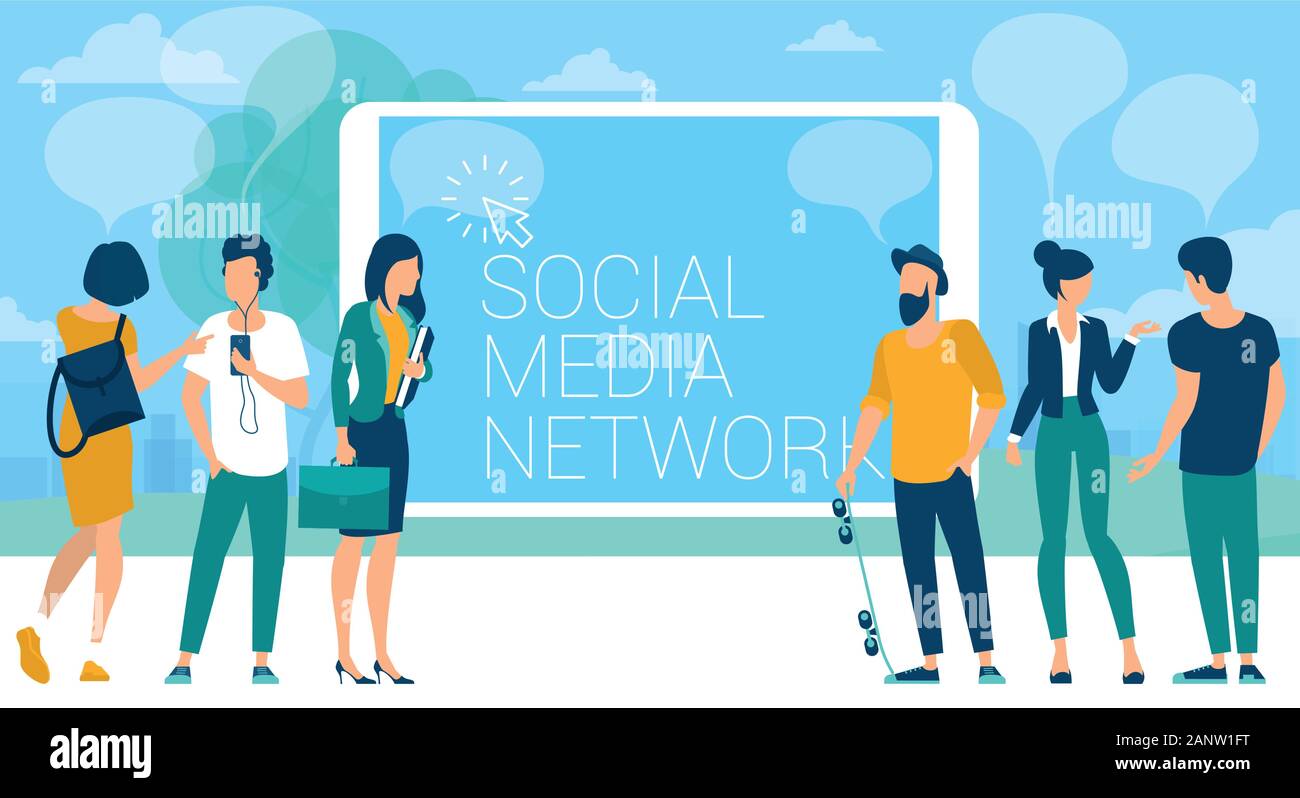 Social media bot messenger Stock Vector Images - Alamy