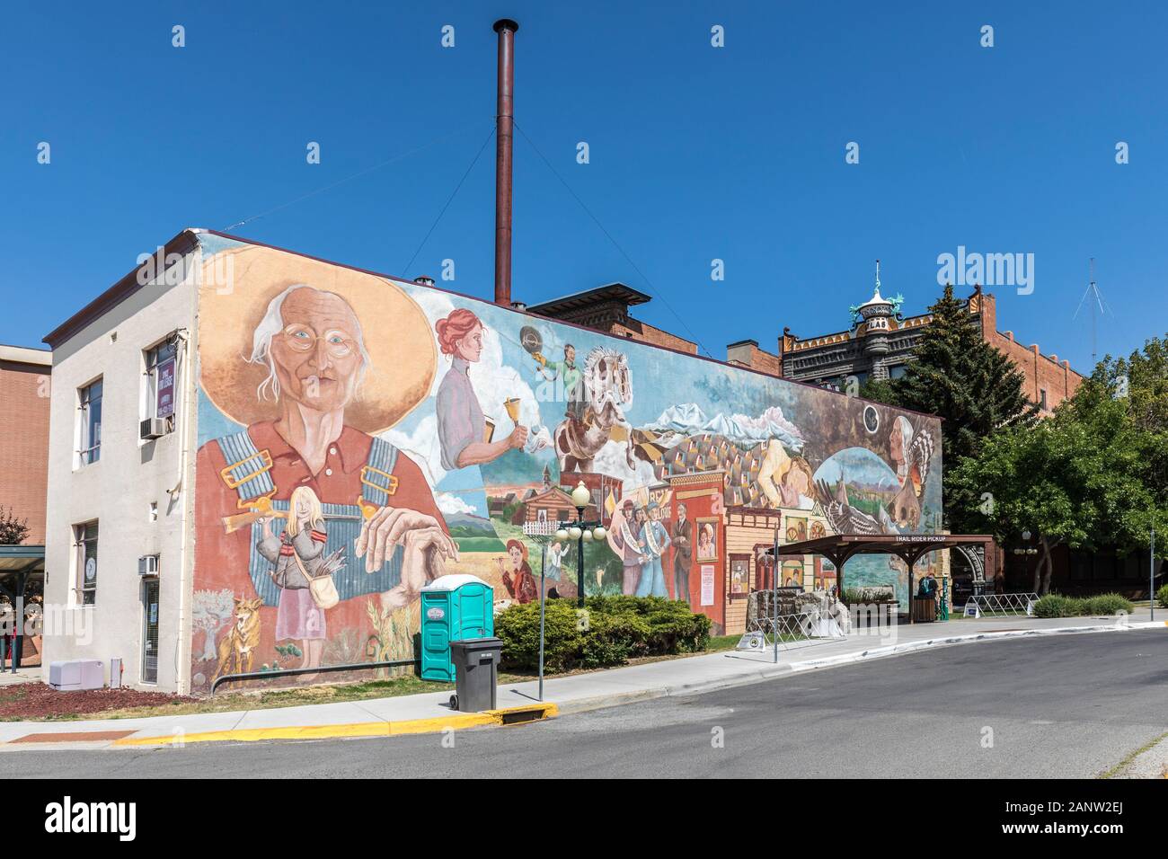 Helena montana and mural hi-res stock photography and images - Alamy