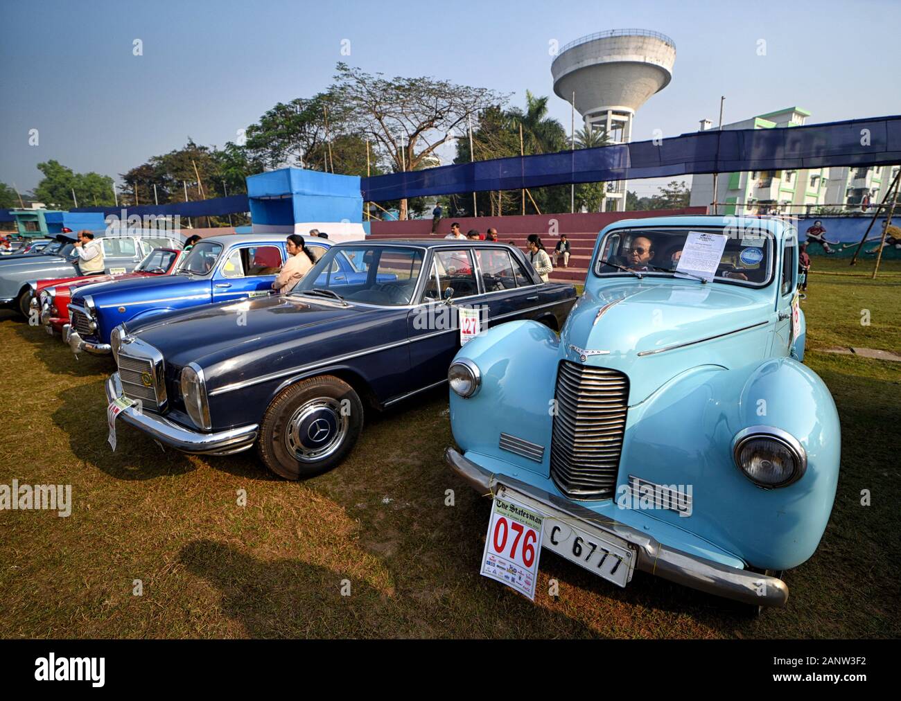 Different Models of the Vintage Classic cars seen on display during the ...