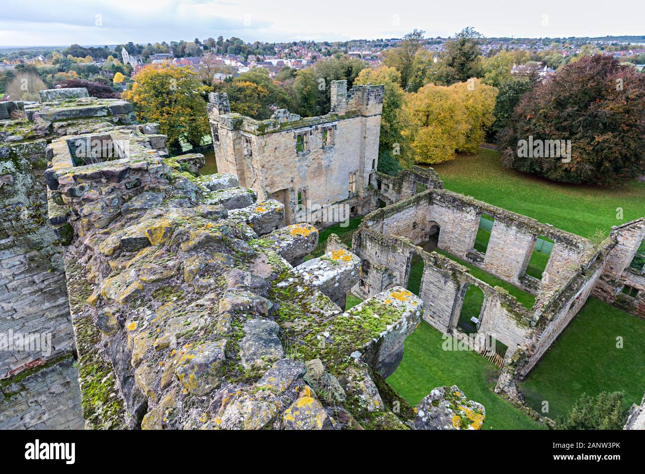 Ashby de la zouch castle aerial hi-res stock photography and images - Alamy