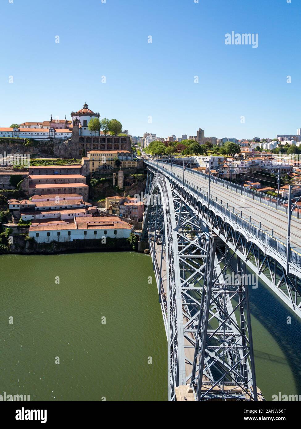 Luis I bridge as seen from Muralha Fernandina Stock Photo - Alamy