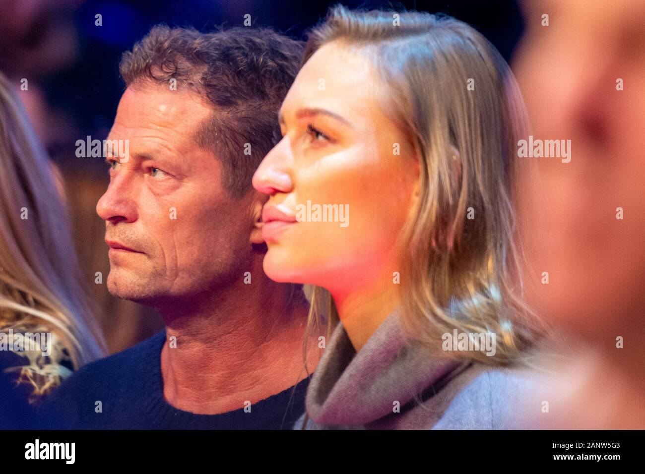 Til Schweiger mit neuer Freundin Sandra bei der SES Boxing & EC Boxing ...