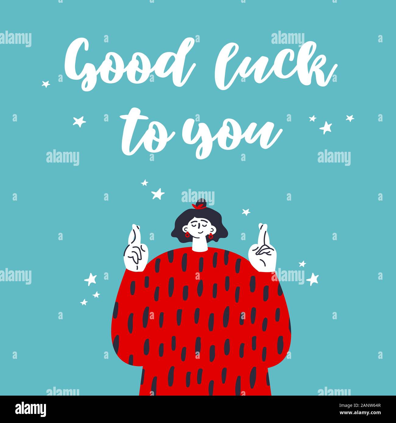 Good luck sign Stock Vector Images - Alamy