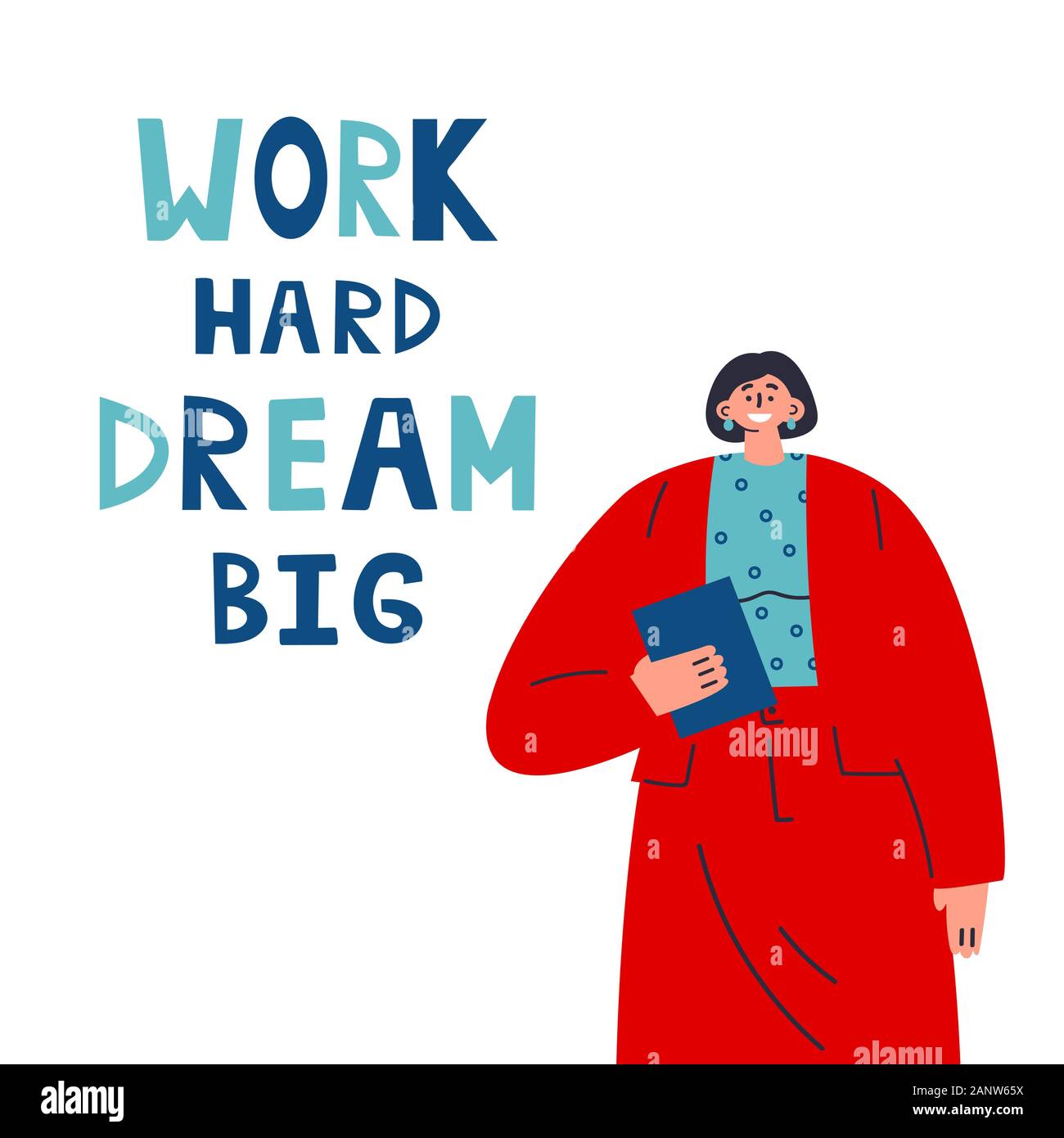Work hard motivation Stock Vector Images - Alamy