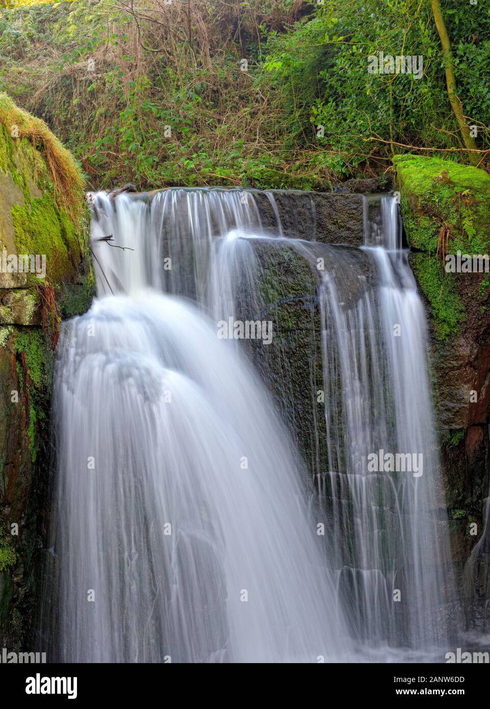 Lumsdale waterfall,Matlock,Derbyshire peak district,England ,UK Stock ...