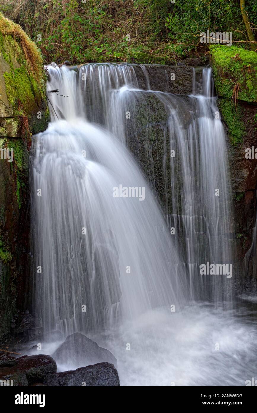 Lumsdale waterfall,Matlock,Derbyshire peak district,England ,UK Stock ...