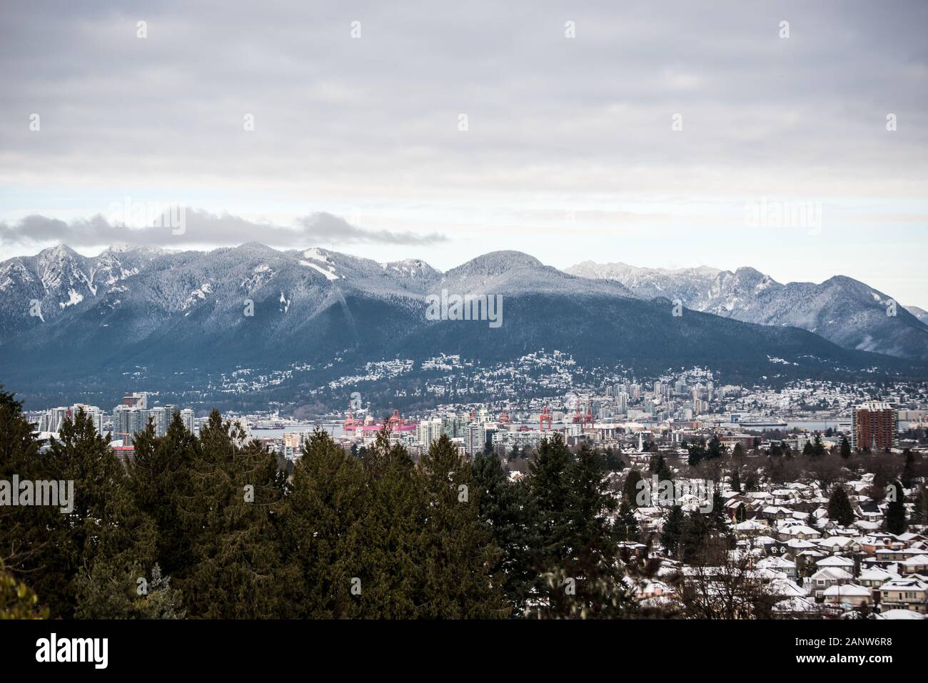 Snow in Vancouver Stock Photo - Alamy