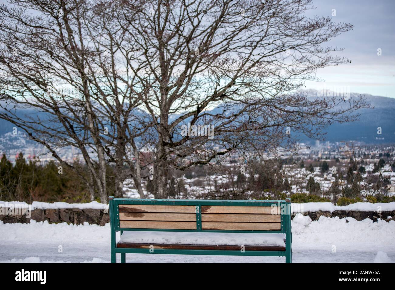 Snow in Vancouver Stock Photo - Alamy