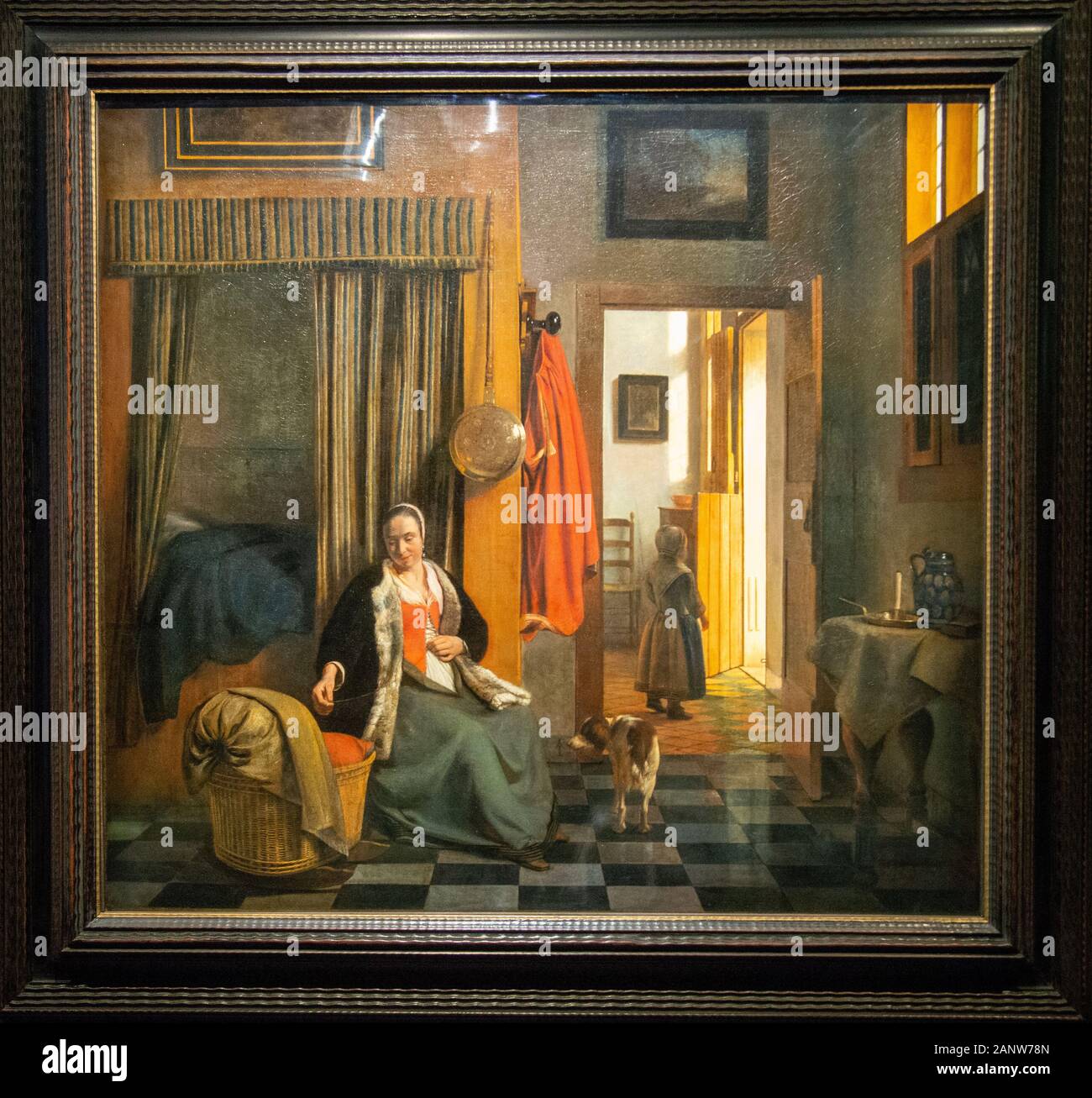 'the mother' by Pieter De Hooch, dutch painter of the 17th century ...