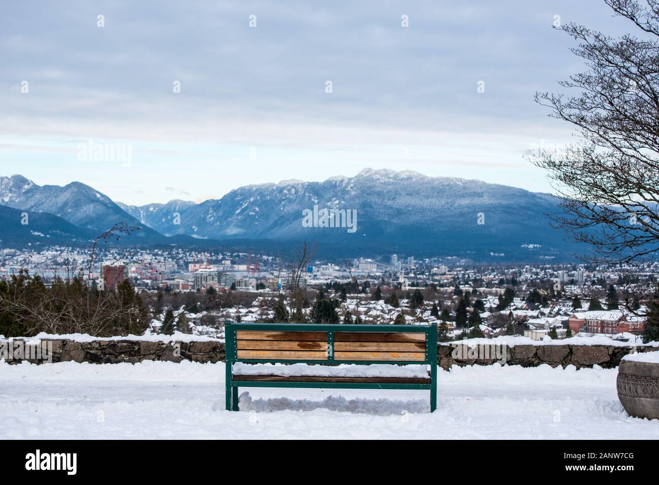 Snow in Vancouver Stock Photo - Alamy