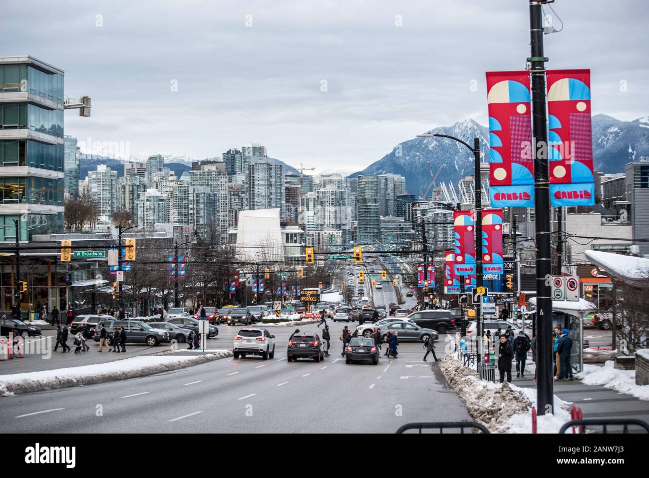 Snow in Vancouver Stock Photo - Alamy