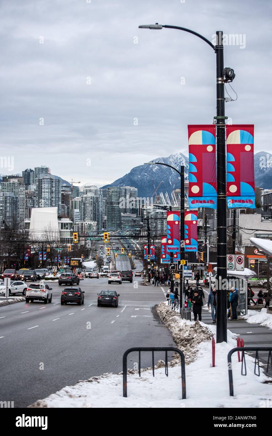 Snow in Vancouver Stock Photo - Alamy