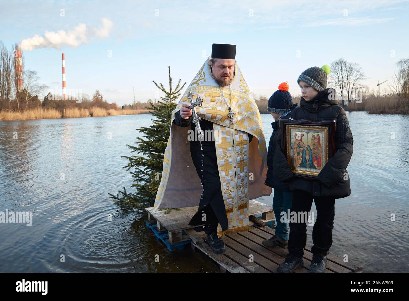 Warsaw, Mazovian, Poland. 19th Jan, 2020. The Orginal Day Of Baptism ...
