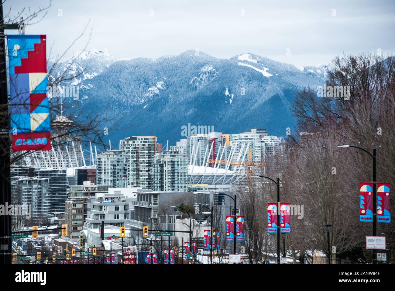 Snow in Vancouver Stock Photo - Alamy