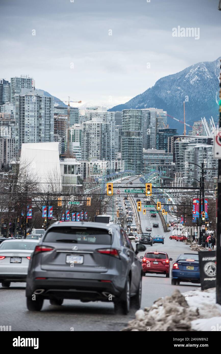 Snow in Vancouver Stock Photo - Alamy