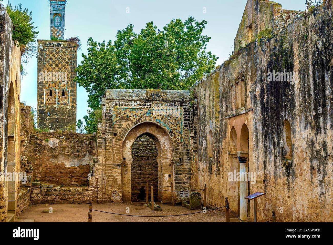 Ruins of the Roman city known as Sala Colonia and the Islamic complex ...