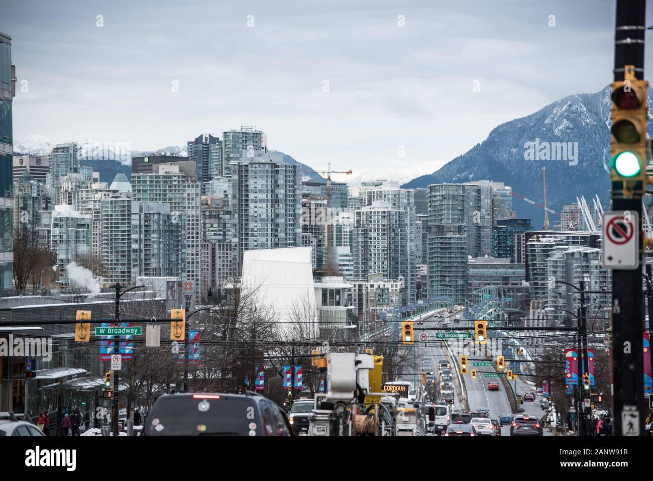 Snow in Vancouver Stock Photo - Alamy