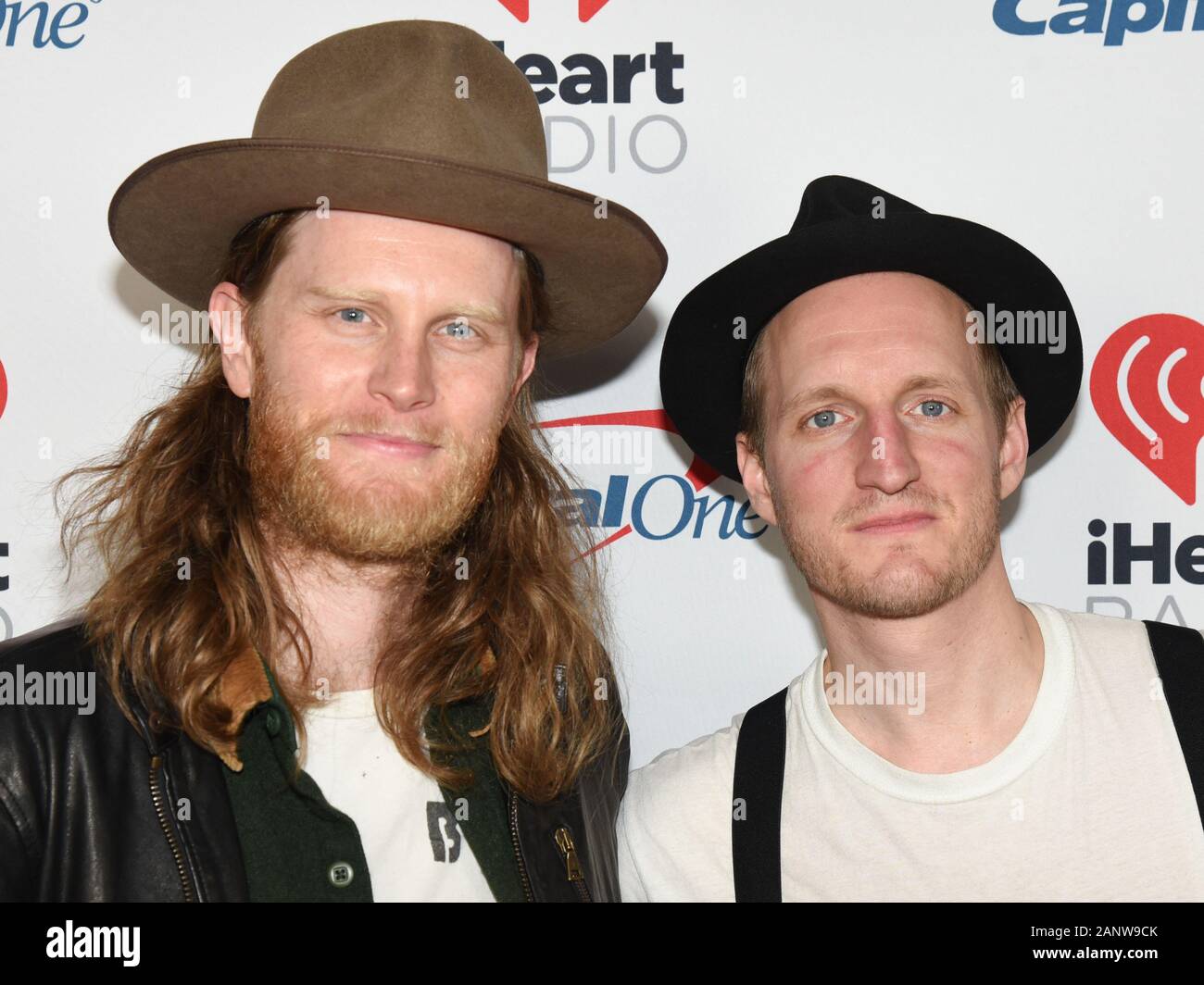 18 January 2020 - Hollywood, California - Wesley Schultz, Jeremiah ...