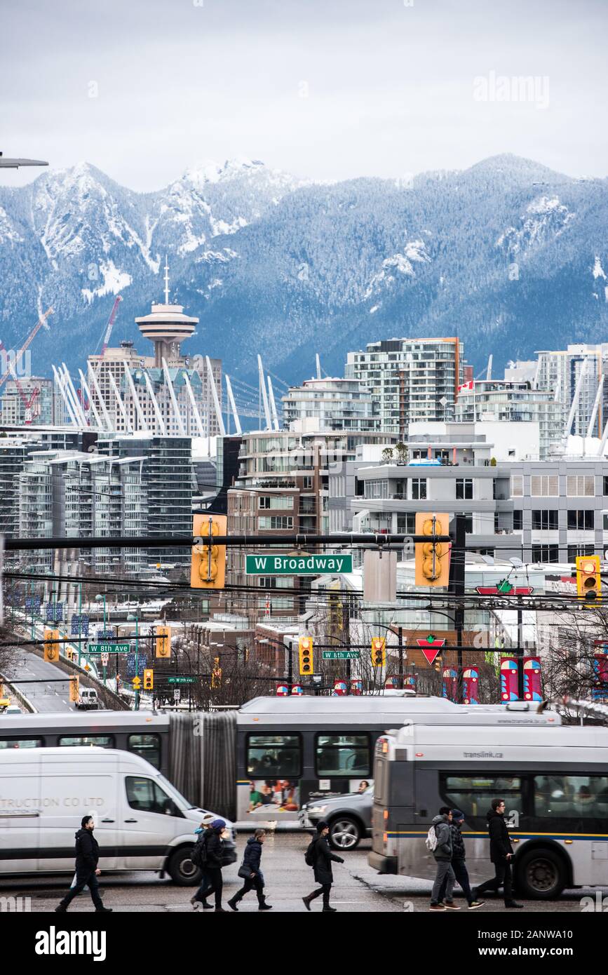 Snow in Vancouver Stock Photo - Alamy