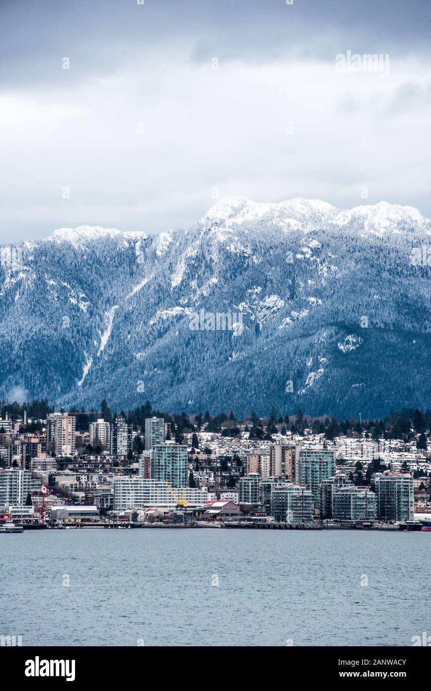 Snow in Vancouver Stock Photo - Alamy