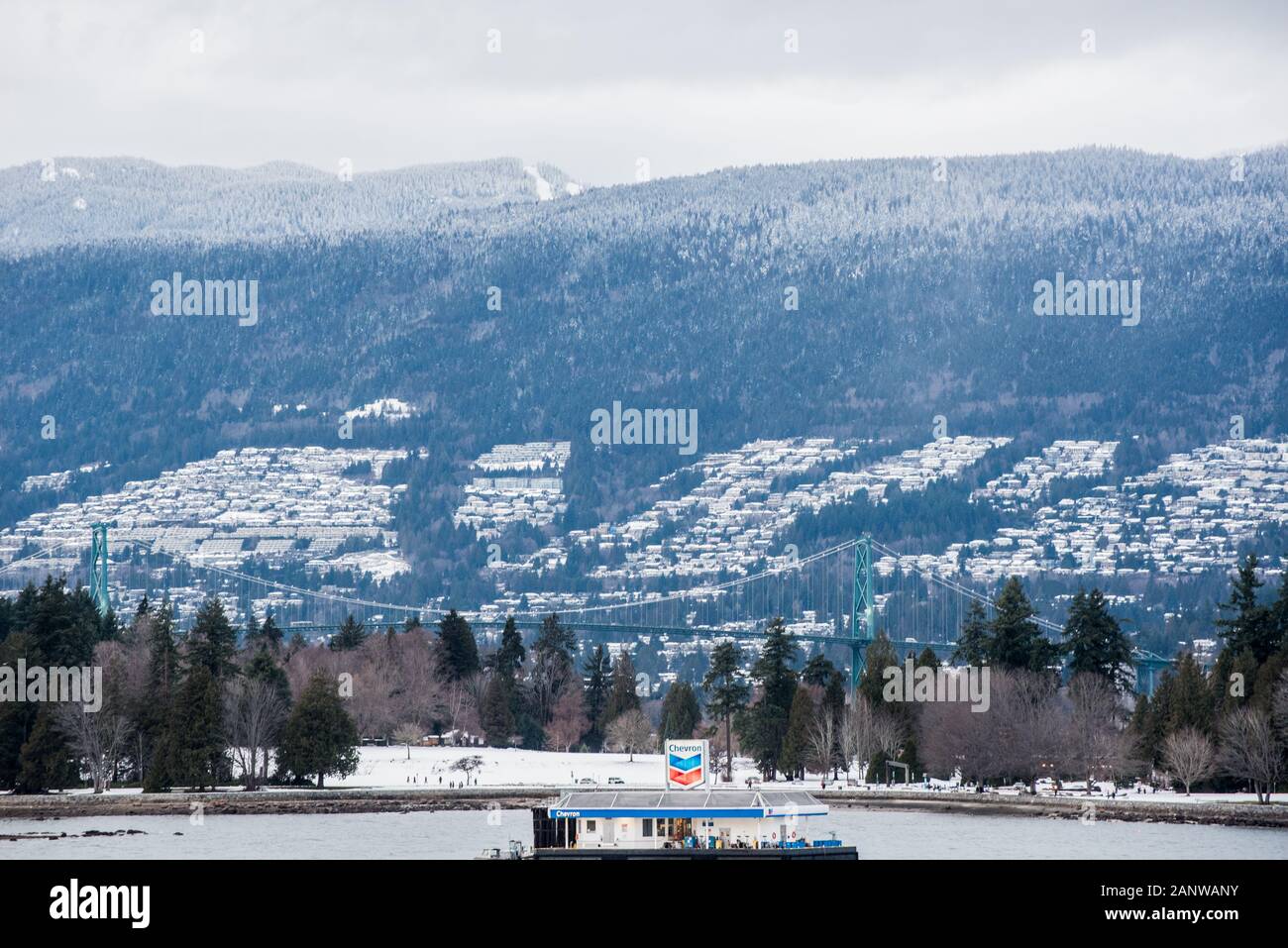 Snow in Vancouver Stock Photo - Alamy