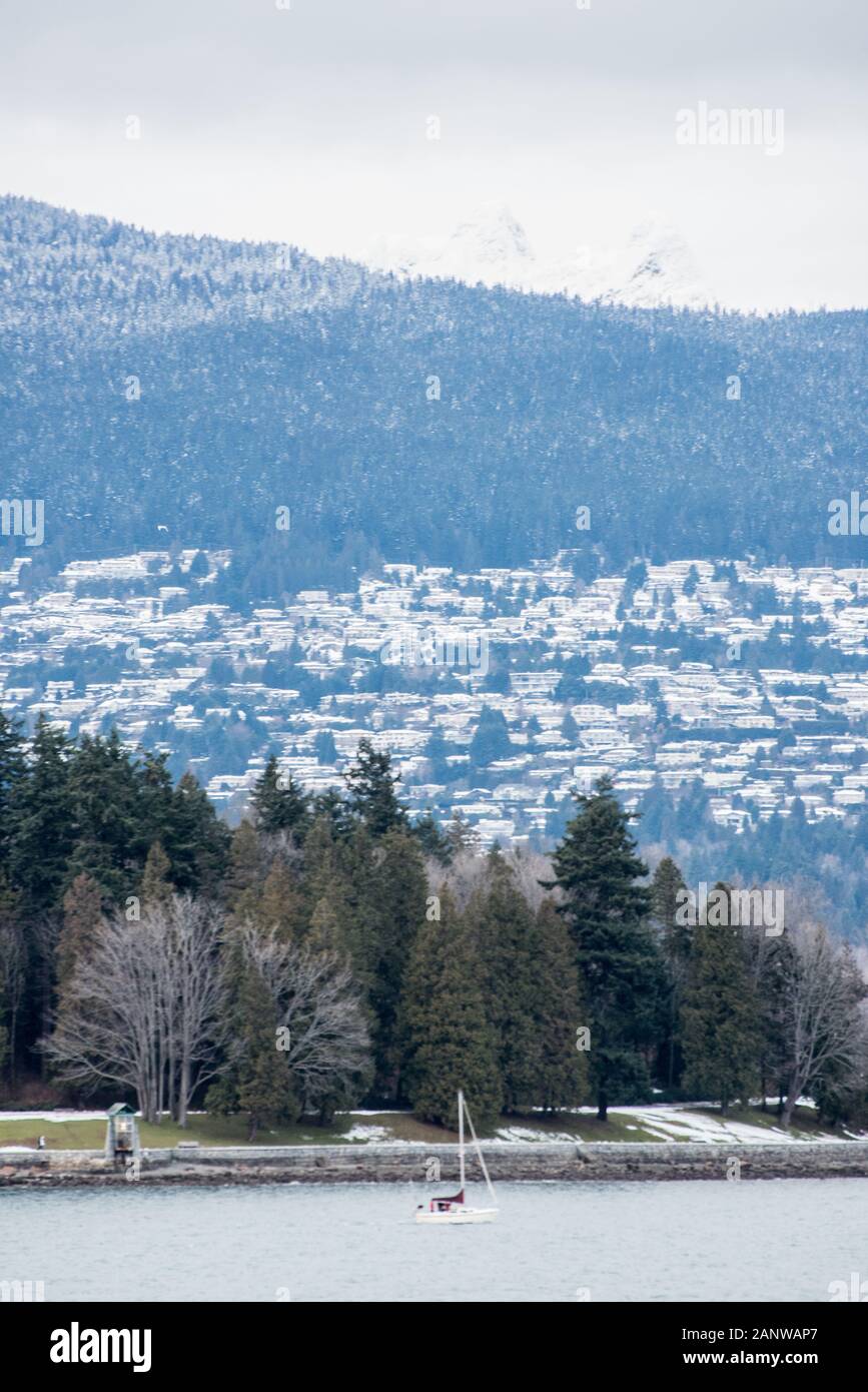 Snow in Vancouver Stock Photo - Alamy