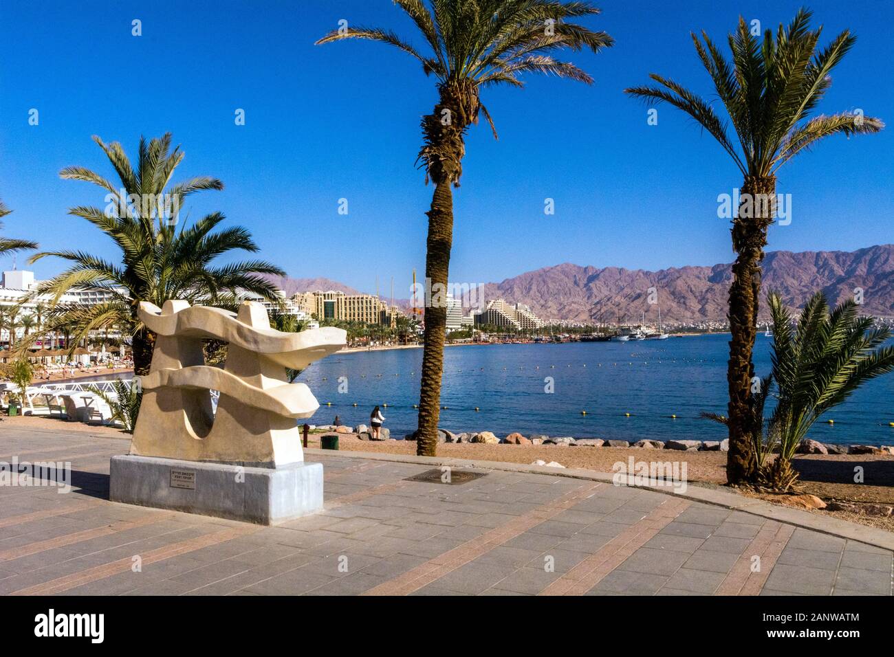 Promenade Sculpture from the Desert & Sea Series Stock Photo - Alamy
