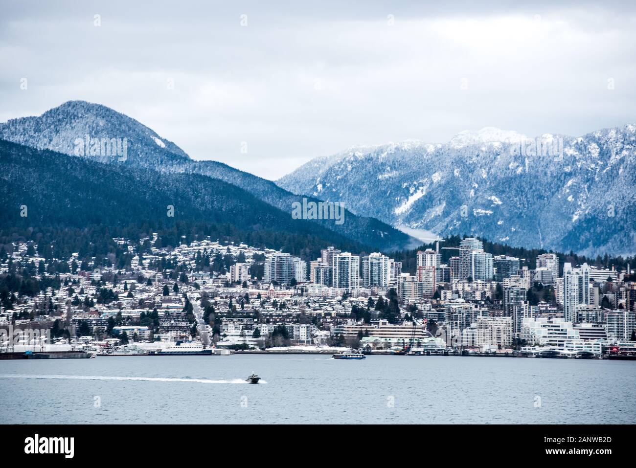 Snow in Vancouver Stock Photo - Alamy