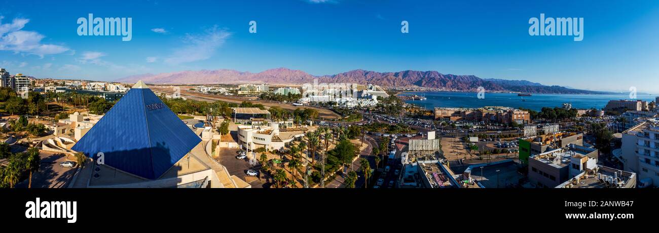 Panoramic view of Eilat Stock Photo - Alamy