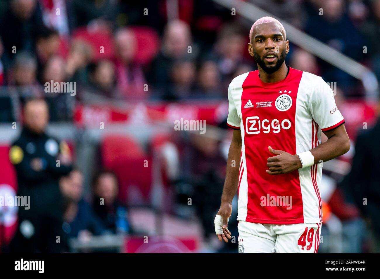 AMSTERDAM, 19-01-2020, football, Johan Cruijff ArenA, Dutch eredivisie ...