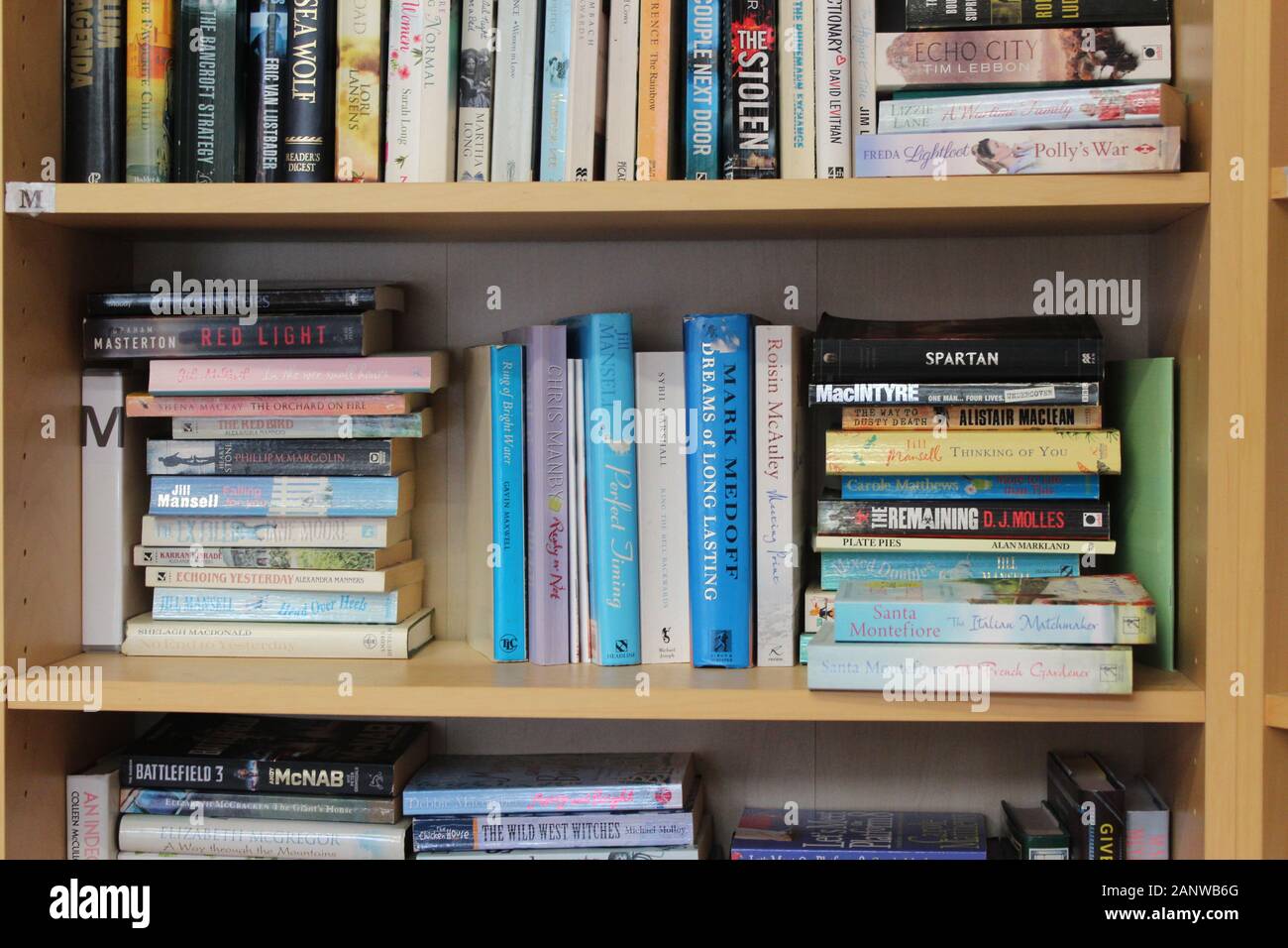 Collection of Books Stock Photo - Alamy