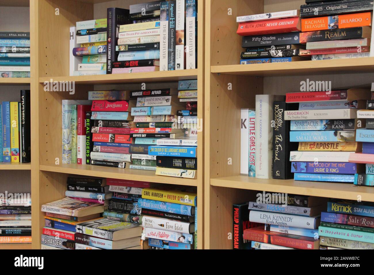 Collection of Books Stock Photo - Alamy