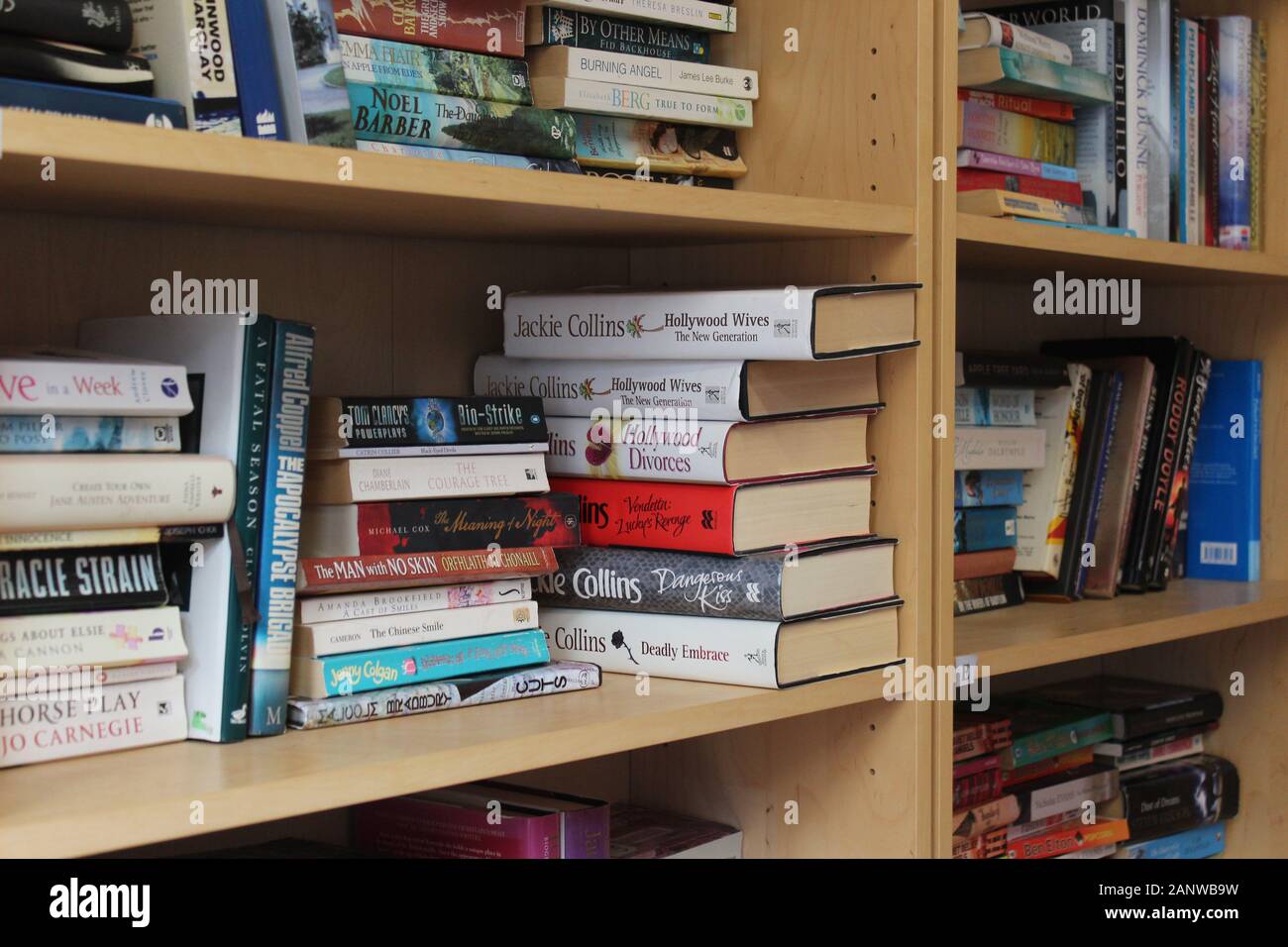 Collection of Books Stock Photo - Alamy