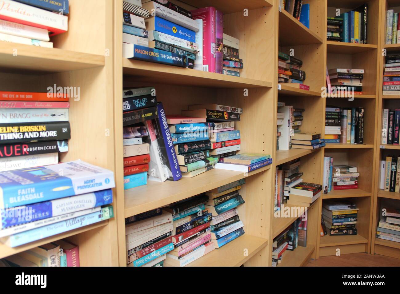 Collection of Books Stock Photo - Alamy