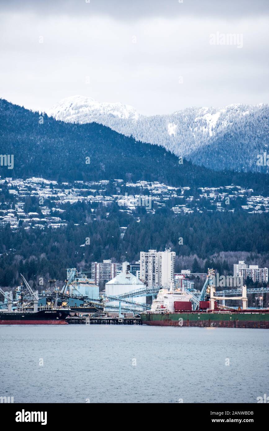 Snow in Vancouver Stock Photo - Alamy