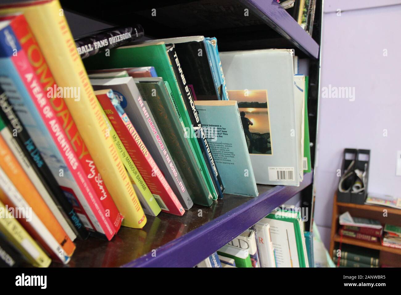 Collection of Books Stock Photo - Alamy