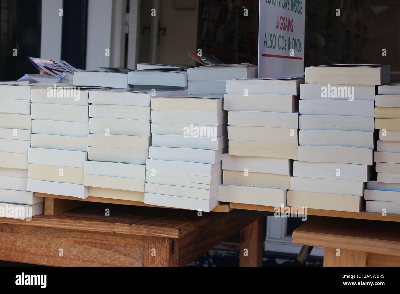 Collection of Books Stock Photo - Alamy