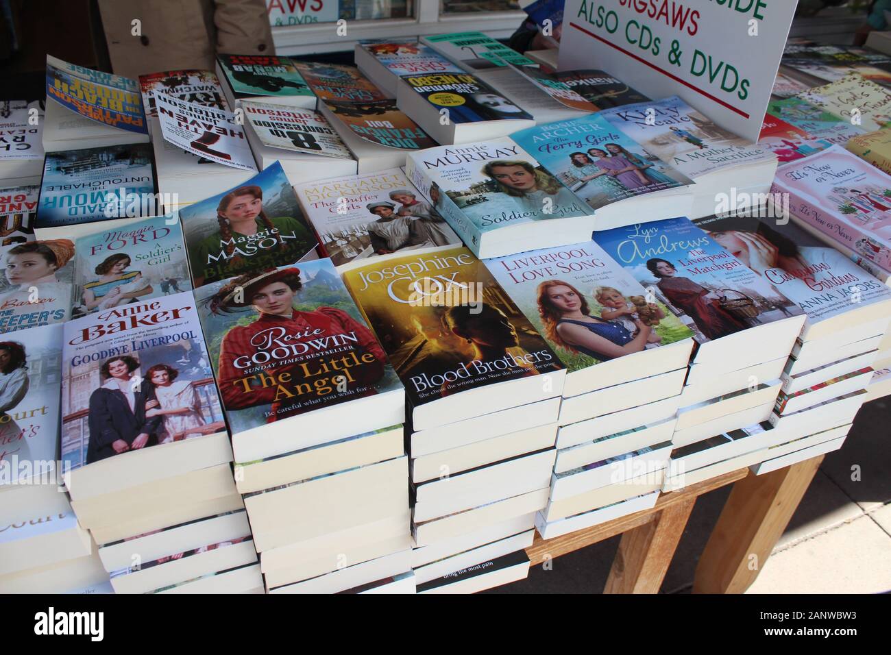 Collection of Books Stock Photo - Alamy