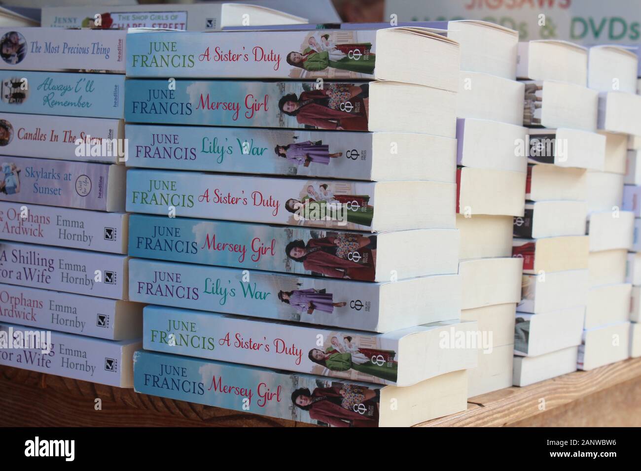 Collection of Books Stock Photo - Alamy