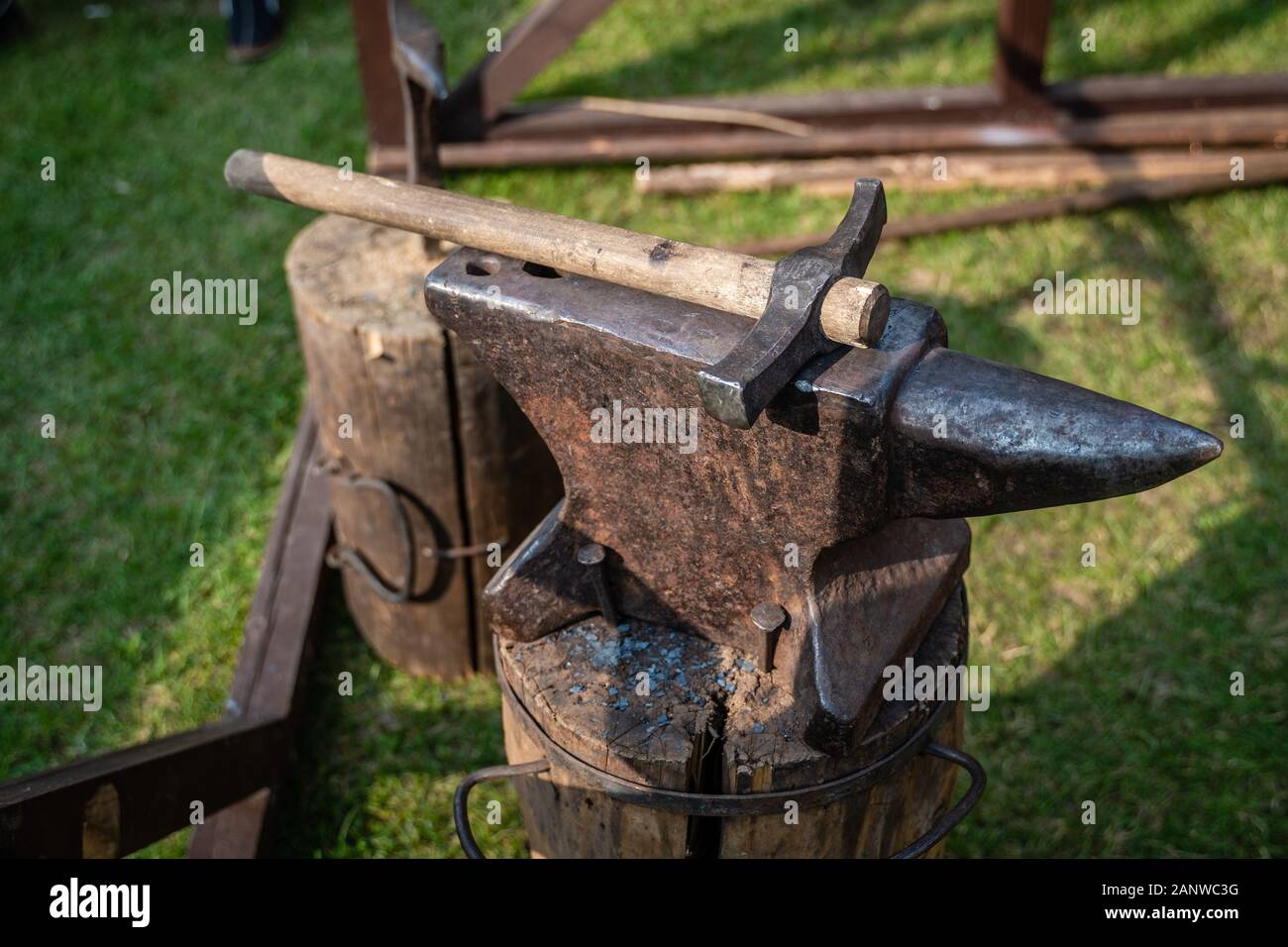 Vintage blacksmith tools hi-res stock photography and images - Alamy