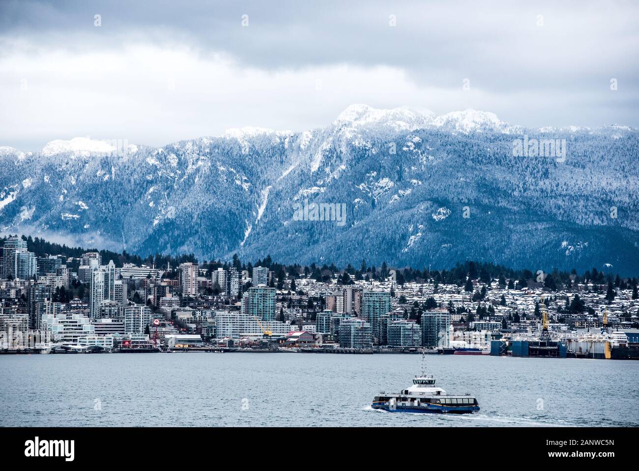 Snow in Vancouver Stock Photo - Alamy