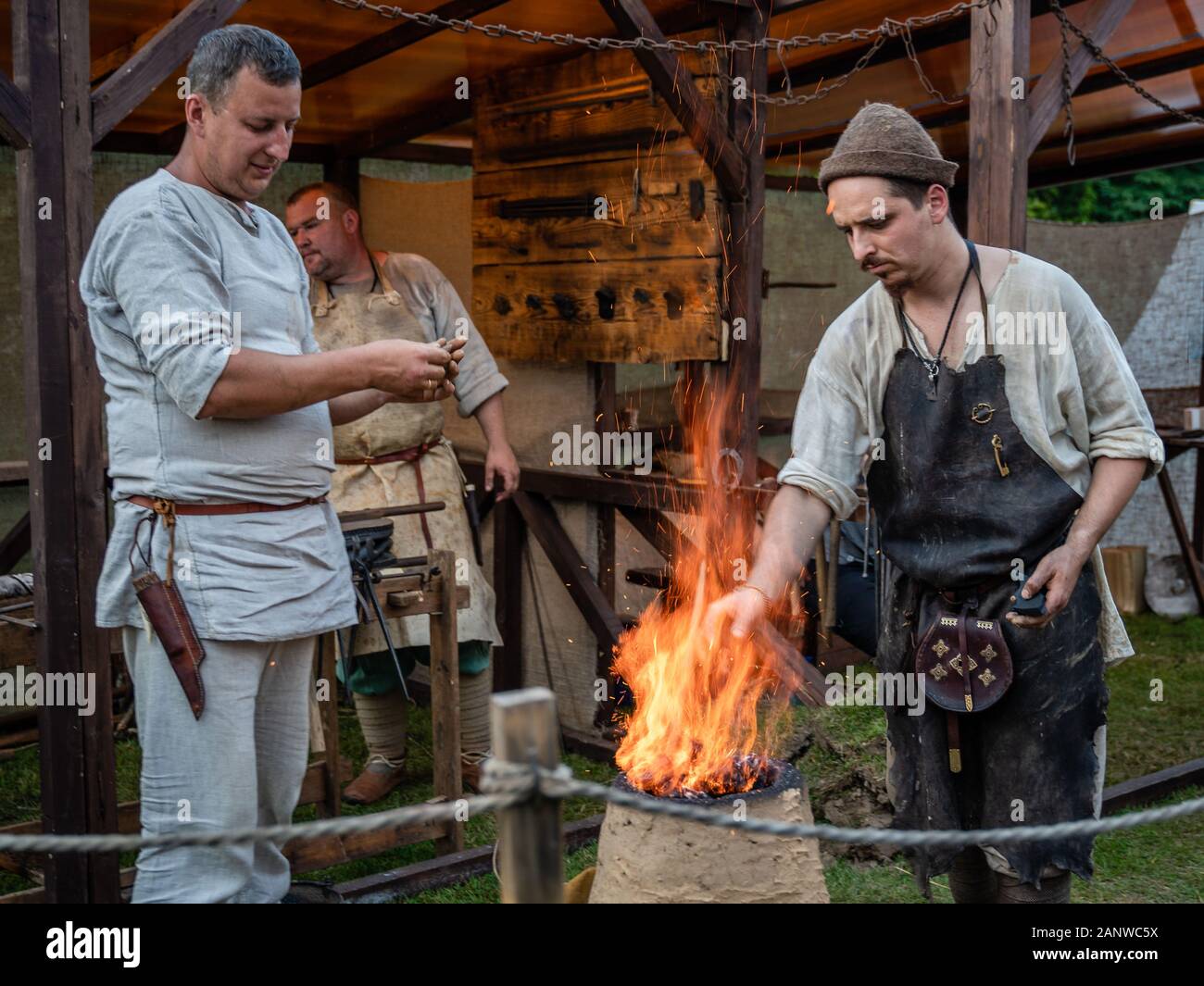 Blacksmiths Medieval High Resolution Stock Photography and Images - Alamy