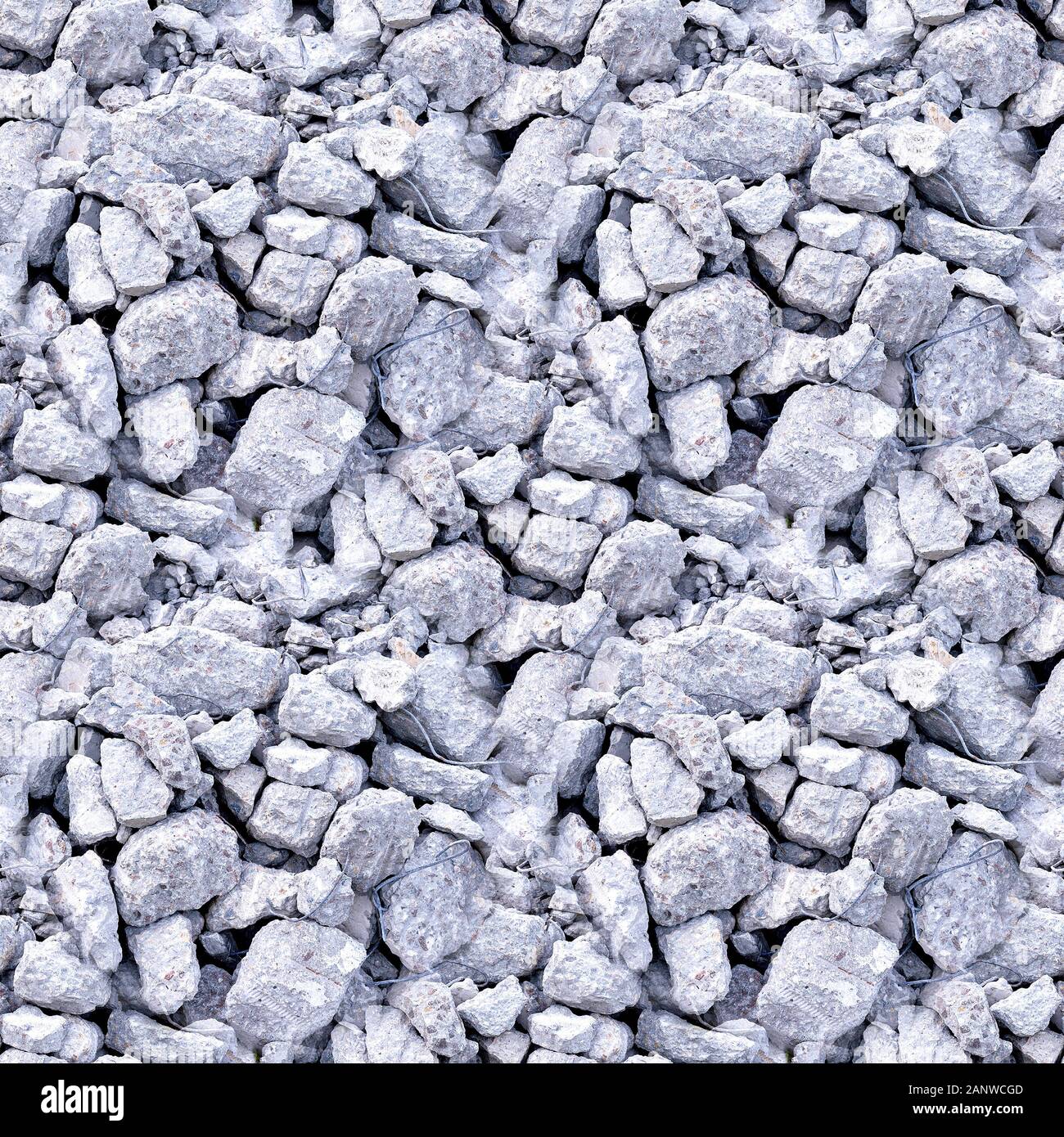 Seamless abstract background of concrete pieces, debris, place for text ...