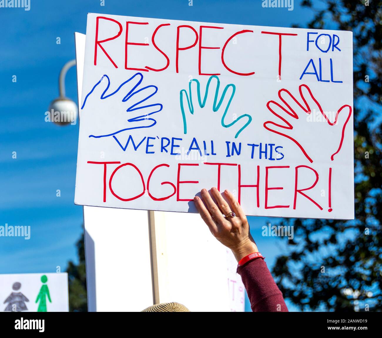 Sign of respect hi-res stock photography and images - Alamy