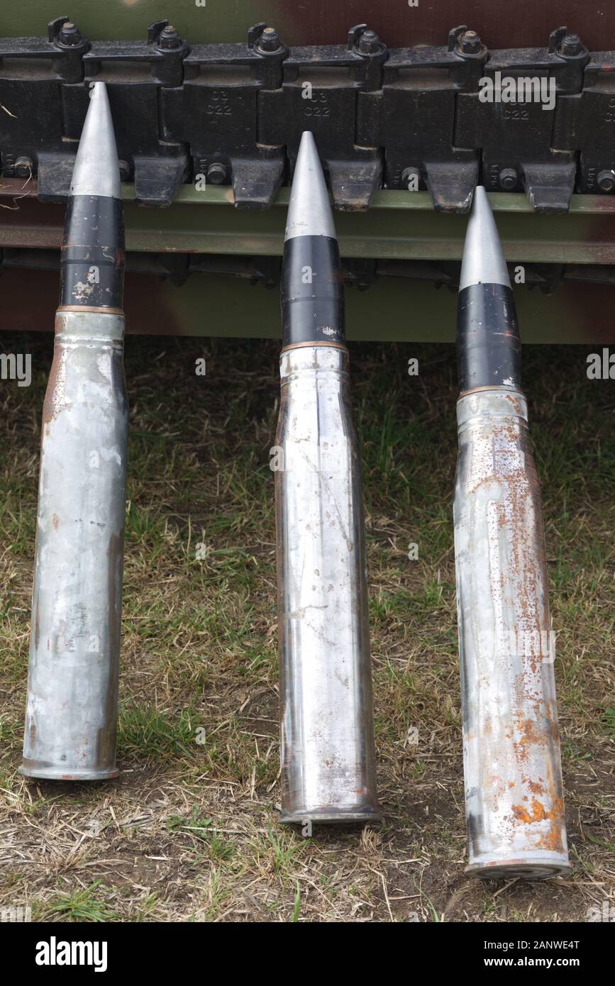 Ready Service Clip Of 40mm Bofors Anti-aircraft Shells