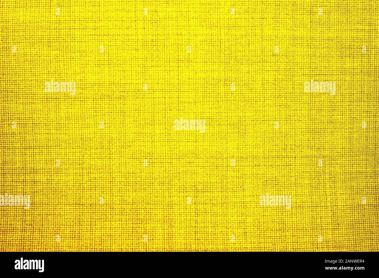 Textured yellow natural fabric Stock Photo - Alamy