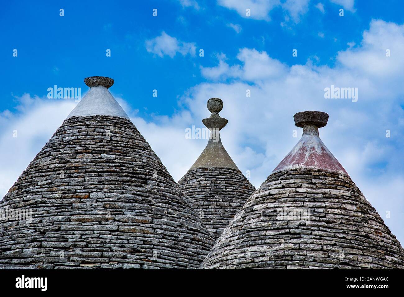 Alberobello city, Apulia, Italy - The traditional Trulli house stone ...