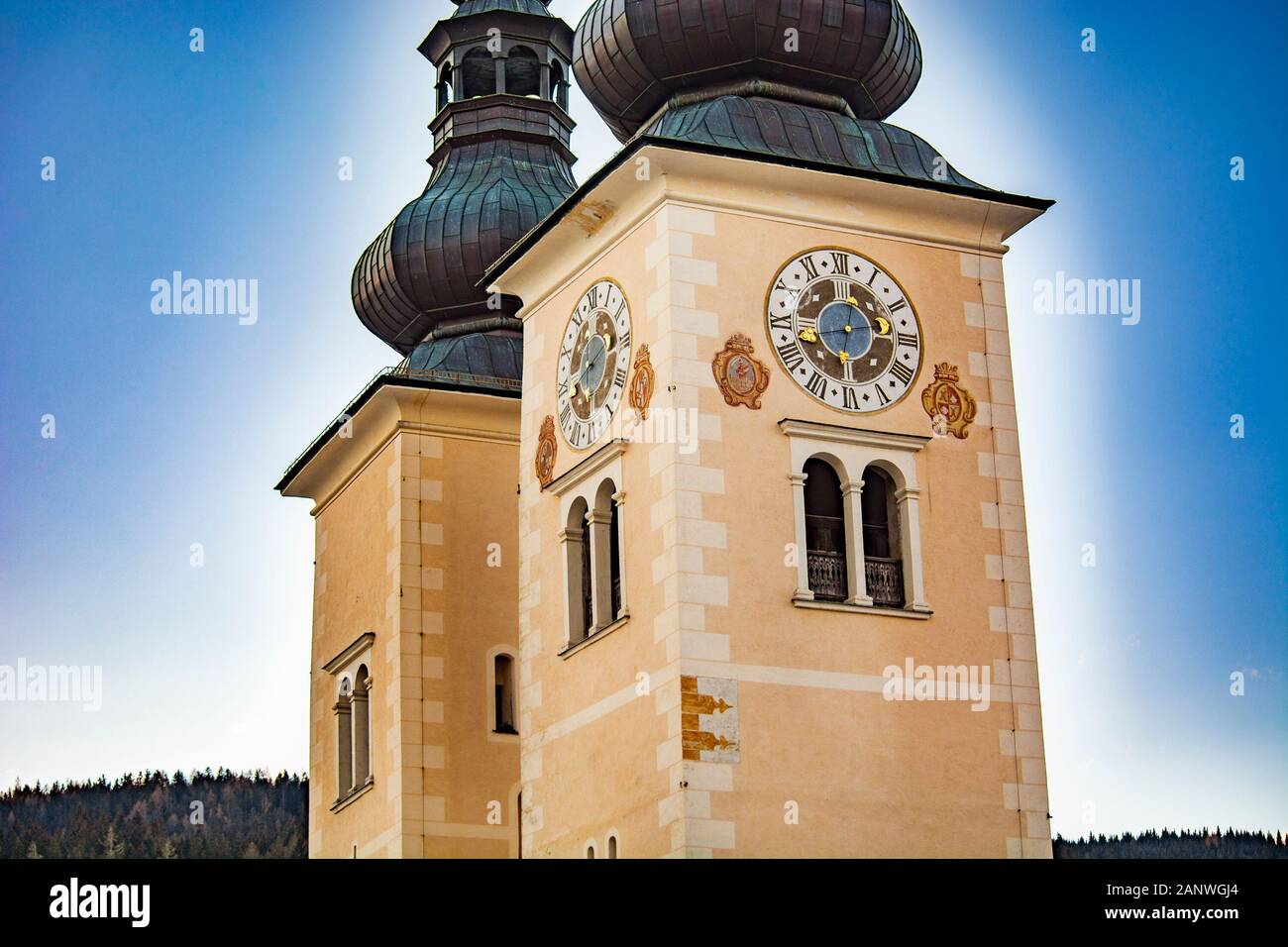 Gurk cathedral romanesque and baroque style, landmark in Carinthia ...